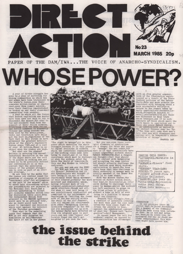 Direct Action #23 (March 1985) | libcom.org